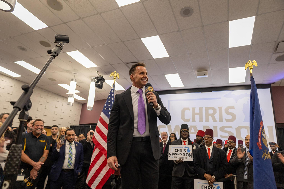 Genesee County Sheriff Chris Swanson, a Democrat, announces run for ...